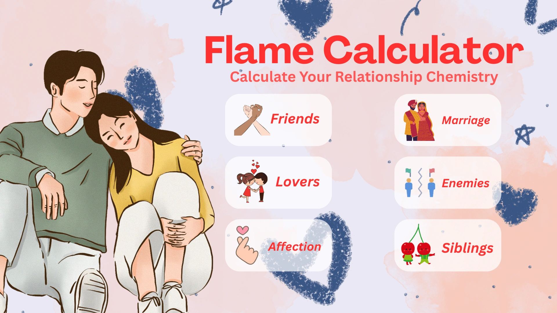 FLAMES Calculator (2026) | Free Love & Compatibility Test